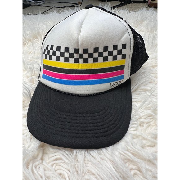 OTTO | Accessories | Vintage Vans Hat Trucker Snapback Cap Checkered ...